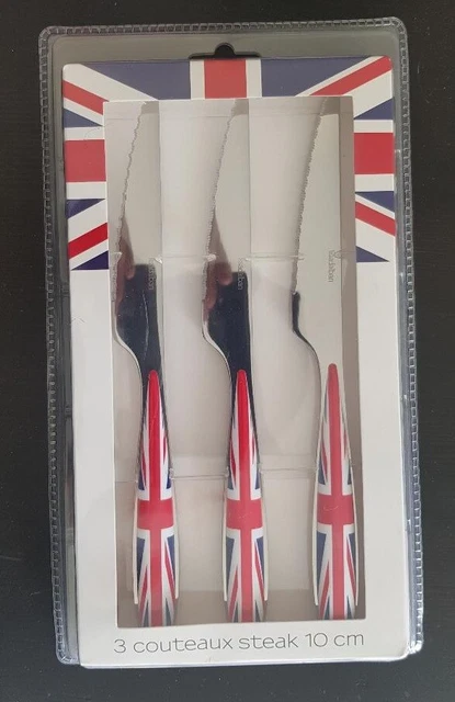 COUTEAUX STEAK 10CM Lisa d'Alban Knives Set Los Cubiertos Bestek - NEUF ...