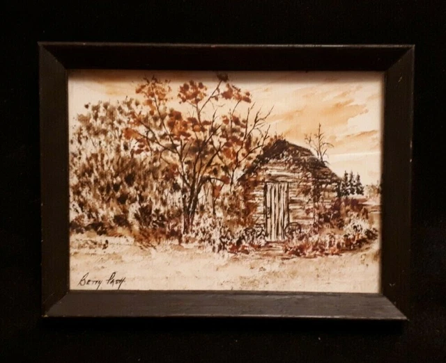 VINTAGE FRAMED ORIGINAL Art Signed by Artist Betty Pash $25.00 ...
