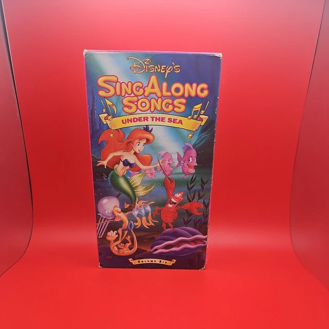 DISNEYS SING ALONG Songs - The Little Mermaid: Under the Sea (VHS, 1990 ...