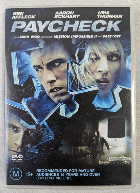 PAYCHECK DVD 2004 Movie Ben Affleck Uma Thurman $4.99 - PicClick AU