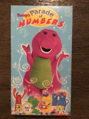 BARNEY & FRIENDS Parade of Numbers VHS Video Tape Kid's Educational VTG ...