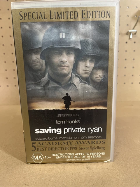 SAVING PRIVATE RYAN VHS Special Limited Edition Tom Hanks Steven ...