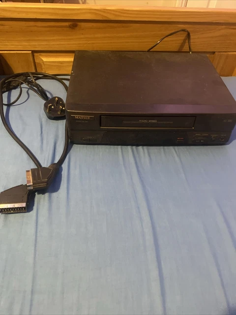 MATSUI VX1105 VHS Vcr Video Player Hq Vhs Pal Auto Head Cleaner - No ...