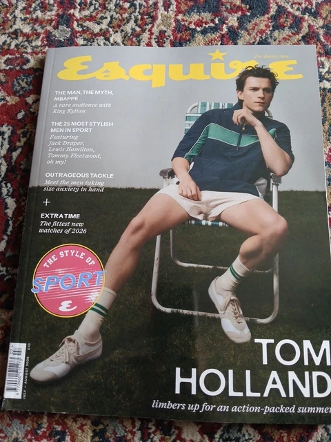 ESQUIRE MAGAZINE JULY_AUGUST 2026 Subscribers Edition Tom Holland Cover ...