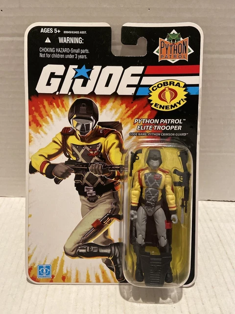 GI JOE 25TH Anniversary Python Patrol Elite Trooper Crimson Guard 3,75 ...