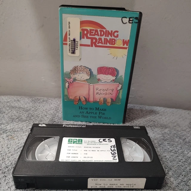 READING RAINBOW HOW to Make an Apple Pie and See the World VHS 118 ...