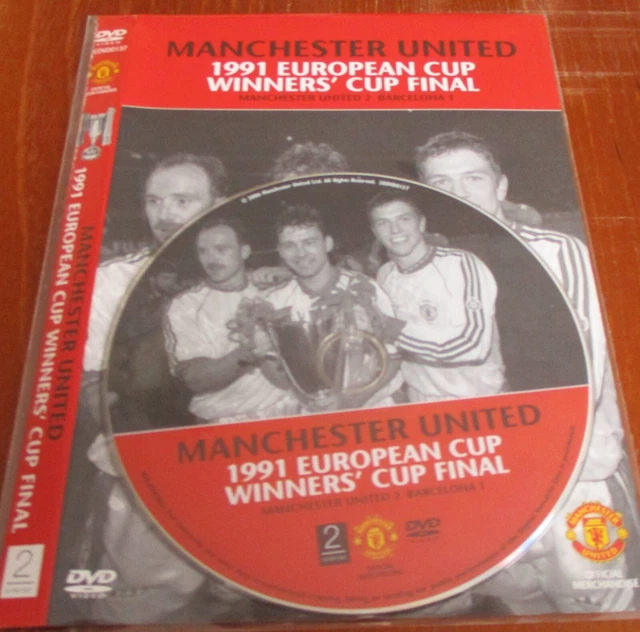 MANCHESTER UNITED DVD 1991 European Cup Winners' Cup Final vs Barcelona ...
