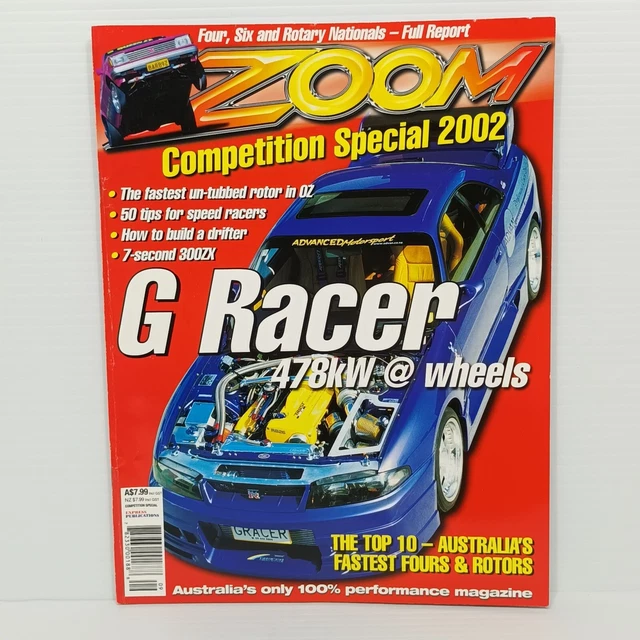 ZOOM MAGAZINE #50 478kw GTR Skyline, 7 Second 300zX Four Six& Rotary ...