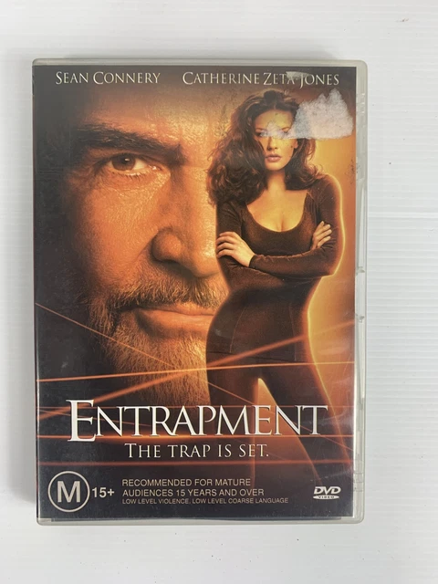 ENTRAPMENT SEAN CONNERY Catherine Zeta-Jones DVD R4 Mint Disc $6.28 ...