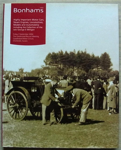 BONHAMS 2004 CARS Steam Engines AUTOMOBILIA Locomotives Auction ...