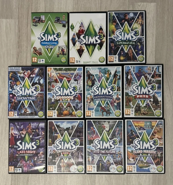 THE SIMS 3 PC Bundle (Base Game + 9 Expansions + 1 Stuff) Into Future ...