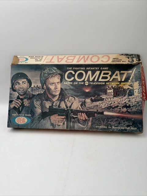 VINTAGE 1963 COMBAT WWII Board Game by IDEAL Almost Complete £15.15 ...