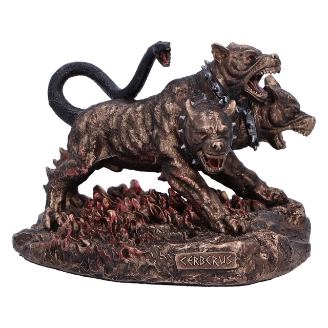 NEMESIS NOW CERBERUS the Three Headed Hound of Hades Figurine, Resin ...