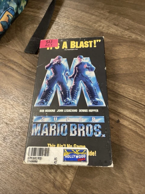 SUPER MARIO BROS. (VHS, 1993) Hollywood Video Rental £22.90 - PicClick UK