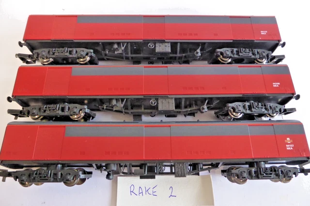 OO GAUGE LIMA Rake of 3 Parcels Red Super GUV (NKA) Unboxed Rake 2 ...