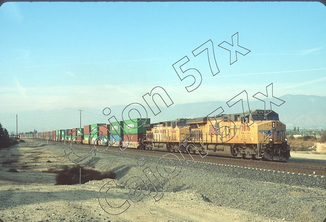 ORIGINAL SLIDE-UP ES44AC 7879 & Train At Redlands, CA. 11/17 EUR 3,71 ...