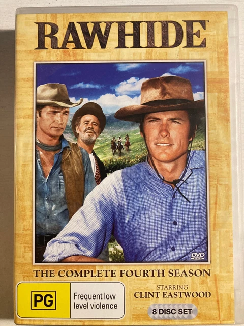 RAWHIDE - COMPLETE Fourth Season DVD Set 8 Discs Four Series 4 Clint ...