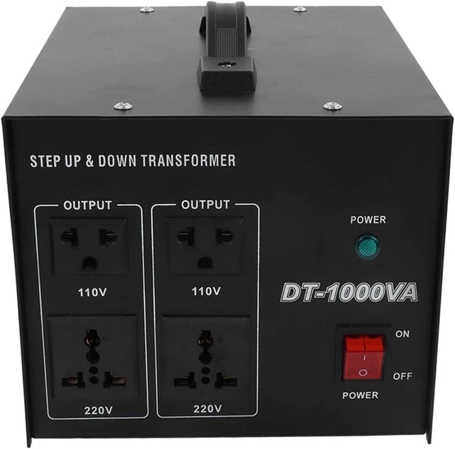 TRANSFORMATEUR DE COURANT De 220V A 110V Et 110-220V Puissance 1000W ...