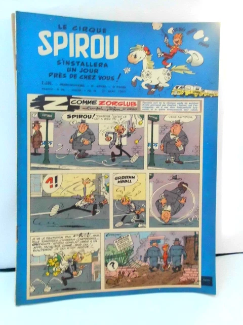 SPIROU ROBBEDOES N. 1101 Gaston Jije Dupuis Franquin 1959 top Buck Danny Nick EUR 2,00 - PicClick IT