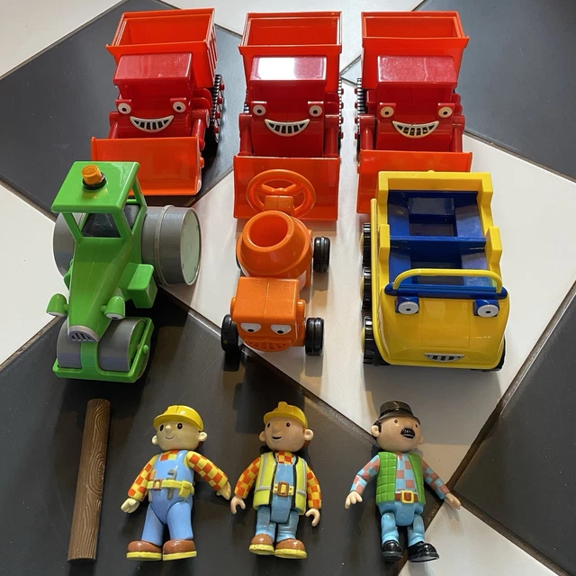 BOB THE BUILDER Vehicle & Figure Bundle Splasher Muck Roley Dizzy £29. ...