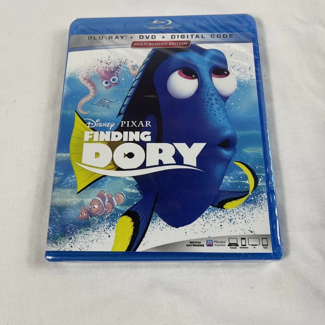 DISNEY PIXAR FINDING Dory (Blu-ray + DVD +Digital) Brand New Sealed $9. ...