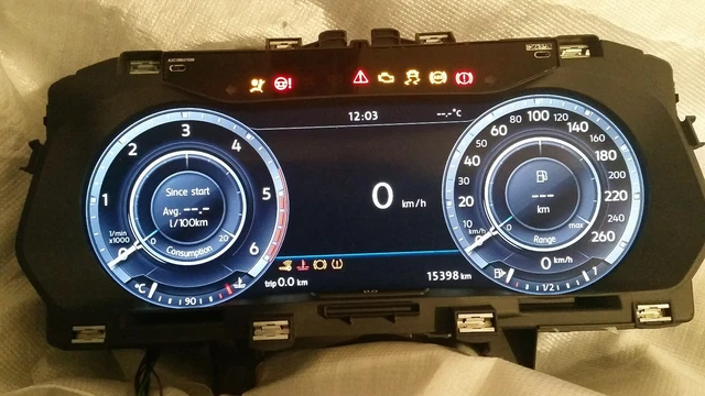VW TIGUAN AID DASHBOARD VIRTUAL DIGITAL COCKPIT Odometer 5NA920791A EUR ...