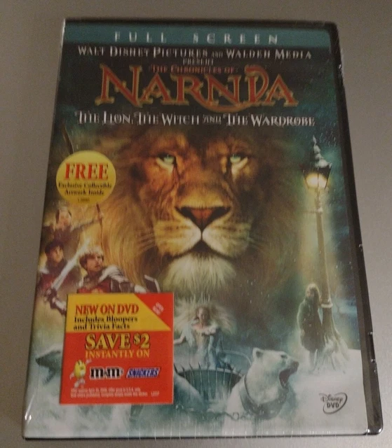 THE CHRONICLES OF Narnia: The Lion, Witch, Wardrobe (DVD, Plein écran ...