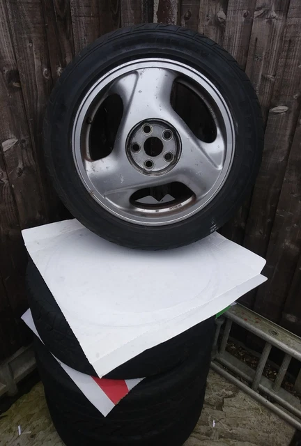 TOYOTA CELICA GT4 st205 oe tri spoke 16" wheels & tyres x4 £200.00 ...