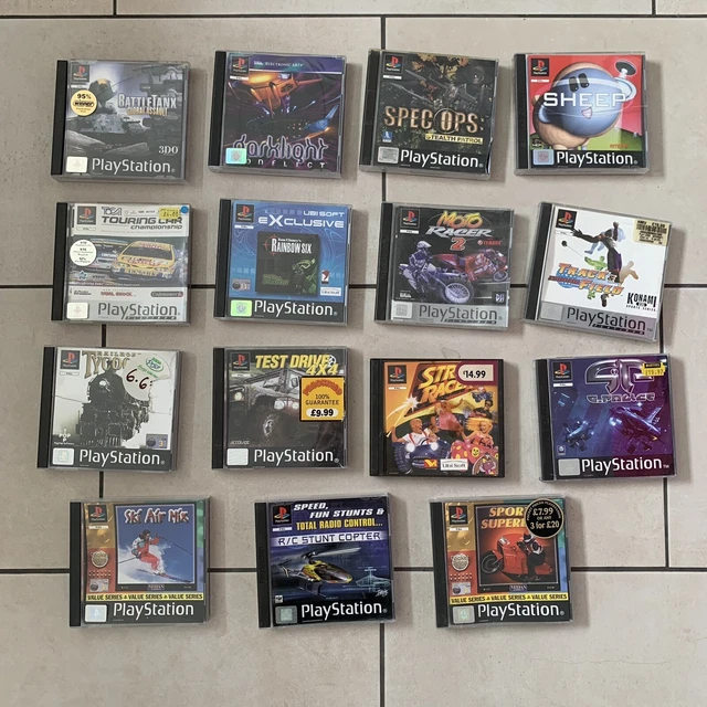 15 X PS1 Games Bundle Job Lot Mixed Condition - Various PlayStation 1 ...