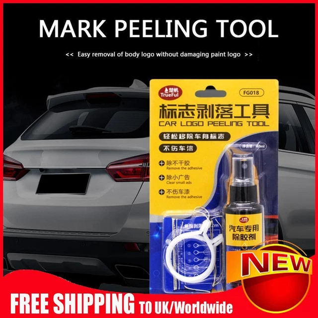 PLASTIC SCRAPER LETTERING Adhesive Badge Emblem Decal Remover Car Auto ...