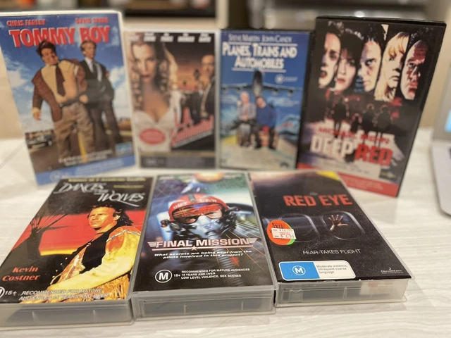 BULK LOT X 7 Vintage Video VHS Rated M Horror Comedy Action $30.00 ...