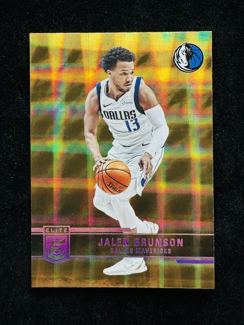 2021-22 PANINI DONRUSS Elite Jalen Brunson #77 Asia Gold Hyper SSP EUR 0,92 - PicClick FR