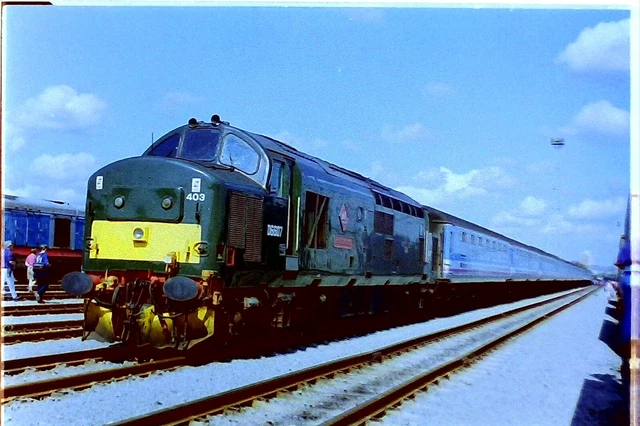 35MM RAILWAY COLOUR Negative Class 37 403 at Crewe Basford Hall £1.95 ...