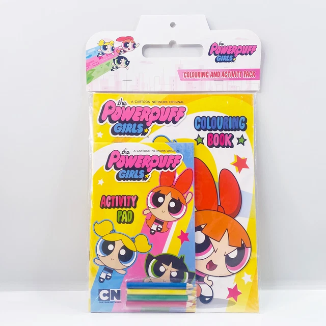 BRAND NEW POWERPUFF Girls Colouring and Activity Pack - 2x books ...