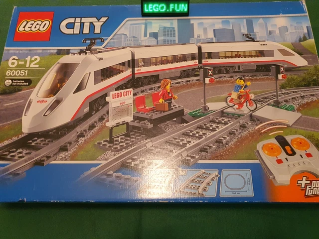 LEGO® 60051 ICE RC 9V KOMPLETT Eisenbahn /High speed passenger RC train ...
