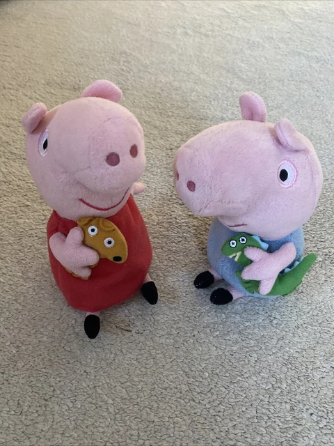 PEPPA PIG AND George TY soft toys £3.99 - PicClick UK