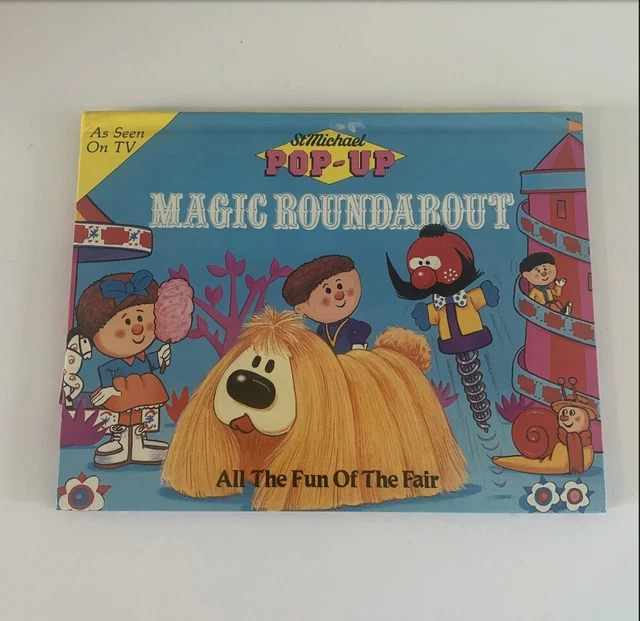 MAGIC ROUNDABOUT FUN At The Fair M&S Pop-Up Book. Serge Danot. Hardback ...