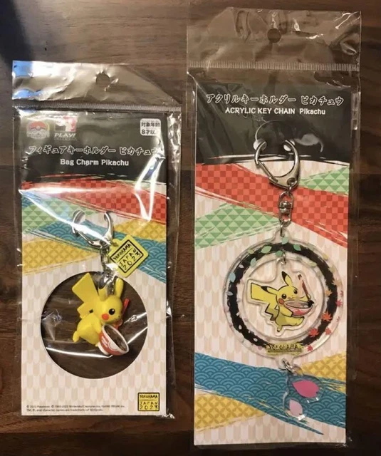 POKEMON CENTER JAPAN WCS Pikachu figure & acrylic keychain 2 piece set ...