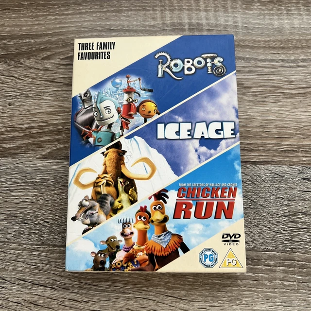 FAMILY COLLECTION - Robots/Ice Age/Chicken Run (Box Set) (DVD, 2007) £6 ...