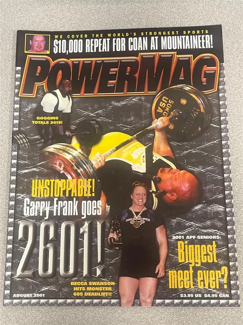 POWERMAG POWERLIFTING STRONGMAN bodybuilding muscle magazine GARRY ...