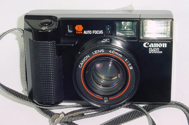 CANON AF35 ML 35mm Film Auto Focus Point & Shoot Compact Camera 40/1.9 ...