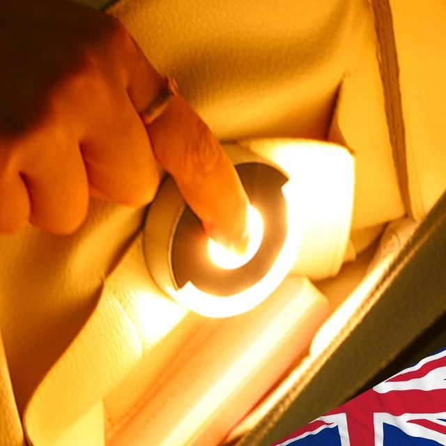 LED MINI ROUND Bag Light with Clip Makeup Lamp Gift Ideas Purse Must ...