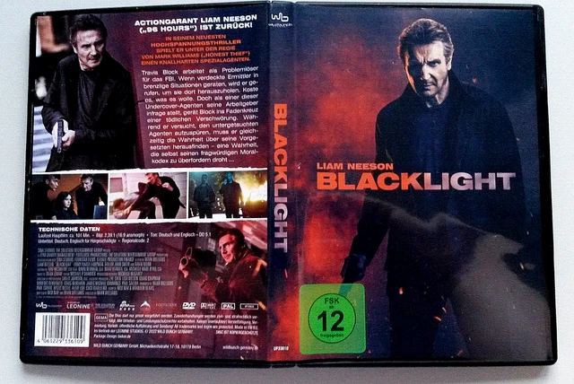 BLACKLIGHT - DVD - Liam Neeson 2022 Spannender Aktion Agenten Thriller ...