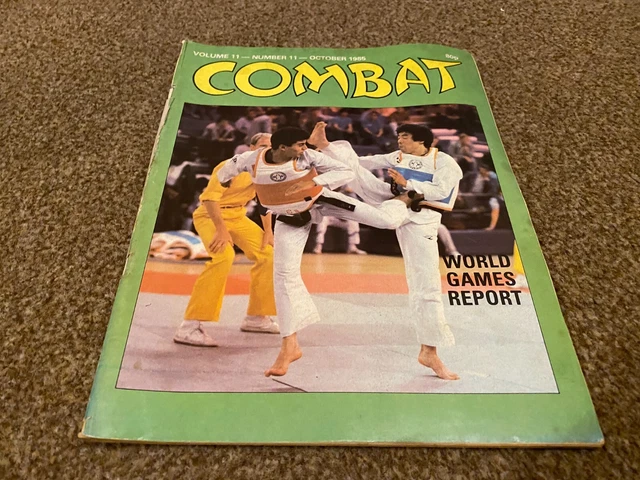 COMBAT MAGAZINE 1985 Oct Free Poster Master T.k. Loh. Jeet Kune Do. Tonfa £4.99 - PicClick UK