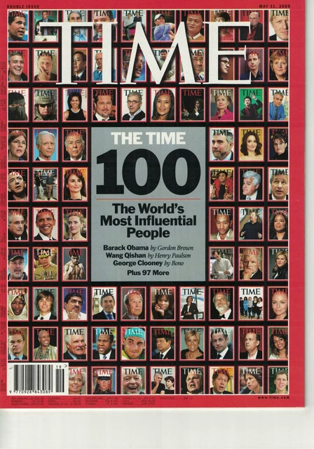 BARACK OBAMA 100 World's Most Influential People Time Magazine 2009 May ...