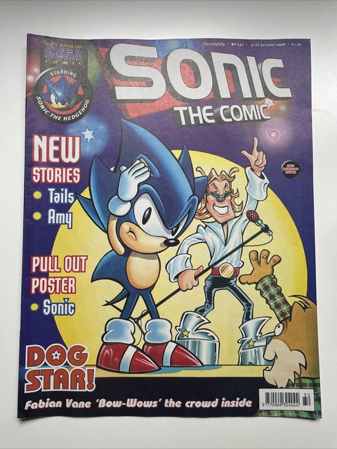 SONIC THE HEDGEHOG - Sonic The Comic UK - Sega / Fleetway Issue No. 132 ...
