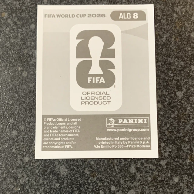 PANINI FIFA WORLD Cup 2026 Sticker Ismaël Bennacer ALG 8 £1.16 ...
