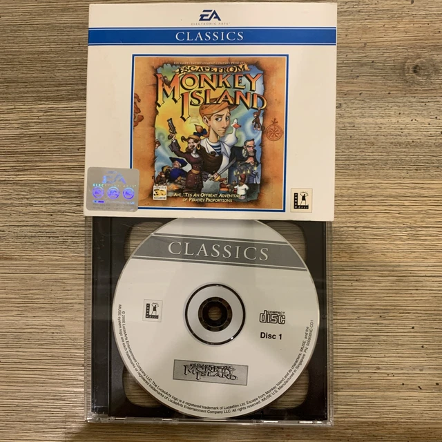 ESCAPE FROM MONKEY Island - Windows PC CD-ROM - 2000, LucasArts - EA ...