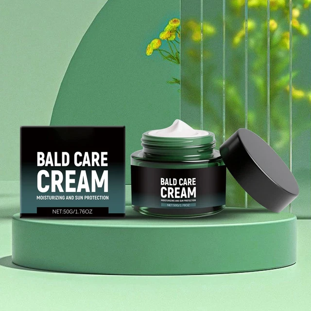 BALD CREAM SCALP Care Cream Natural Anti-Shine Effect Nourishing For ...