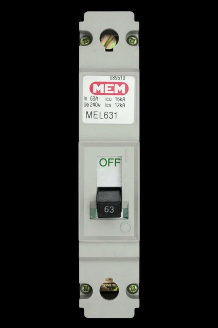 MEM 63 AMP 16kA MCCB MEL631 £84.52 - PicClick UK